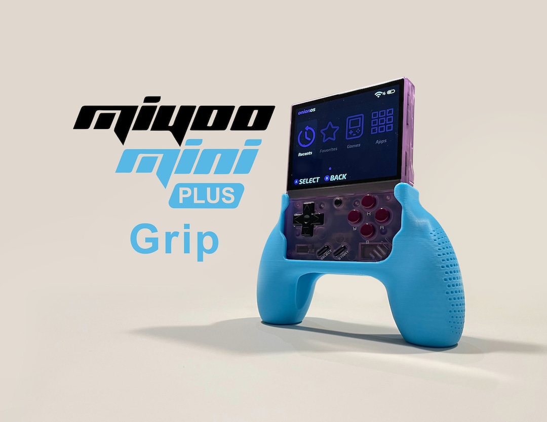 Miyoo Mini Plus Game Console Grip: Ergonomic 3D Printed - Etsy