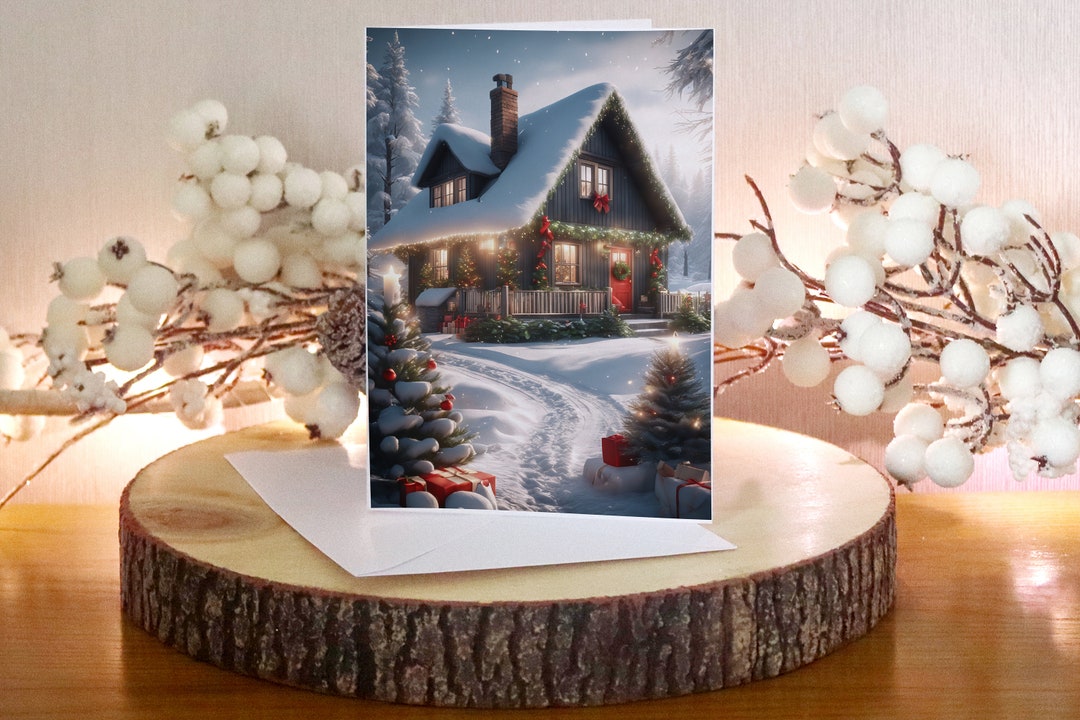 Printable Christmas Holiday Card 5x7 Printable Greeting - Etsy