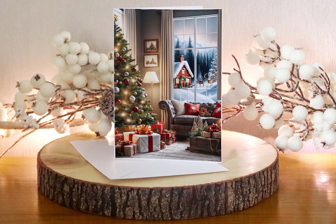 Printable Christmas Holiday Card 5x7 Printable Greeting - Etsy