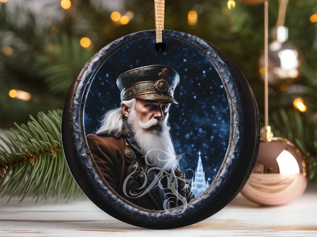 Sea Captain Nemo Christmas Ornament PNG, White Beard (digital Download ...