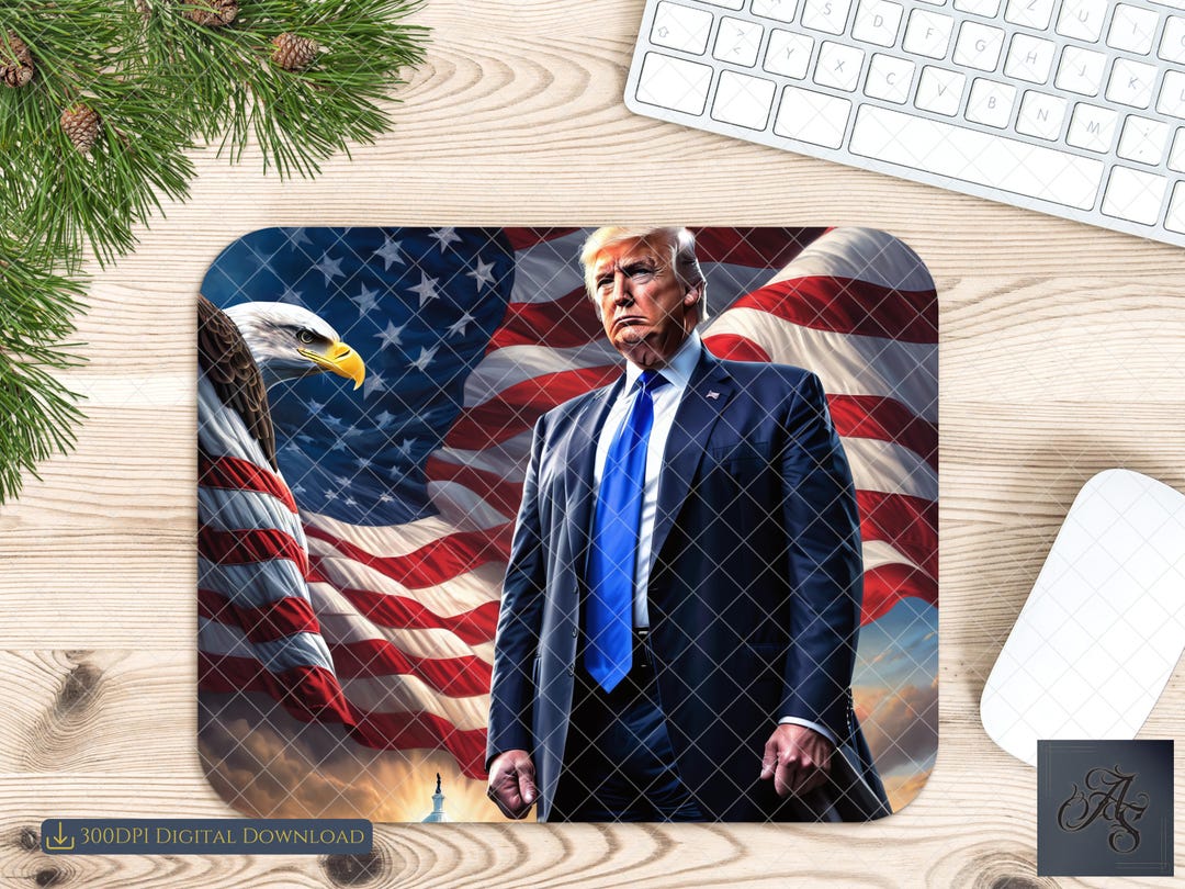Mouse Pad PNG Trump, Mouse Pad Sublimation, Trump Mouse Pad PNG, Two Sizes Included, Trump ...