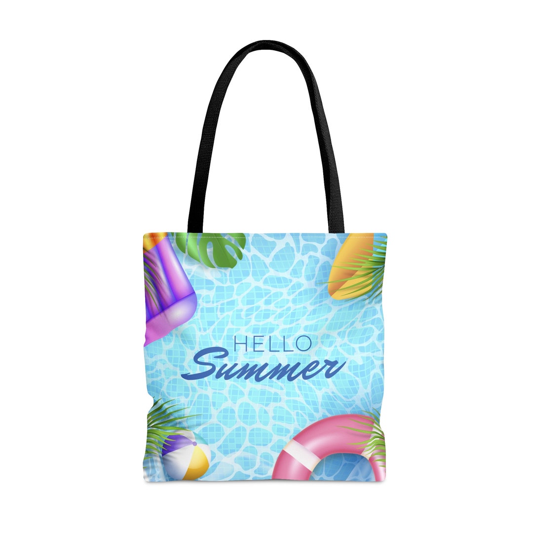 A Hello Summer Tote Bag, Great for the Beach, Mothers, Women, Teens ...