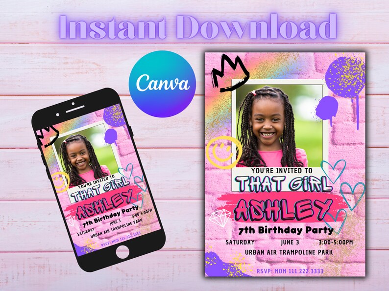 That Girl Lay Lay Birthday Invitation - Etsy
