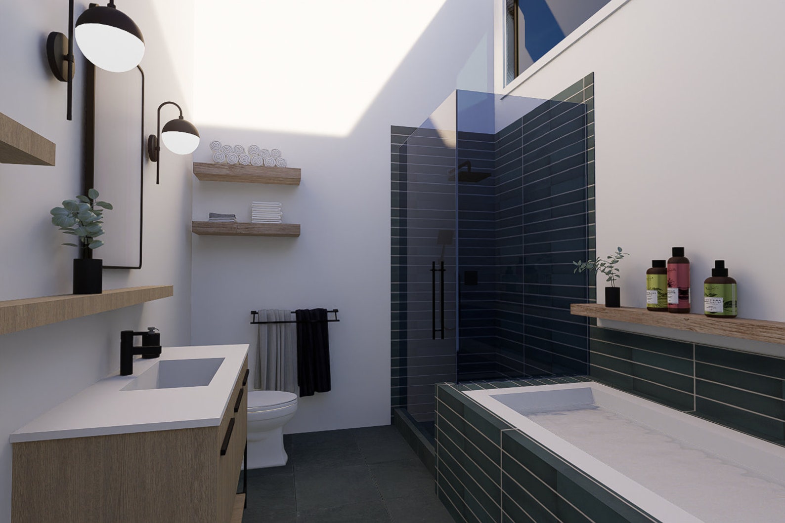 Modern 2 Bedroom Butterfly Roof / Small House Plan | Custom Modern ...