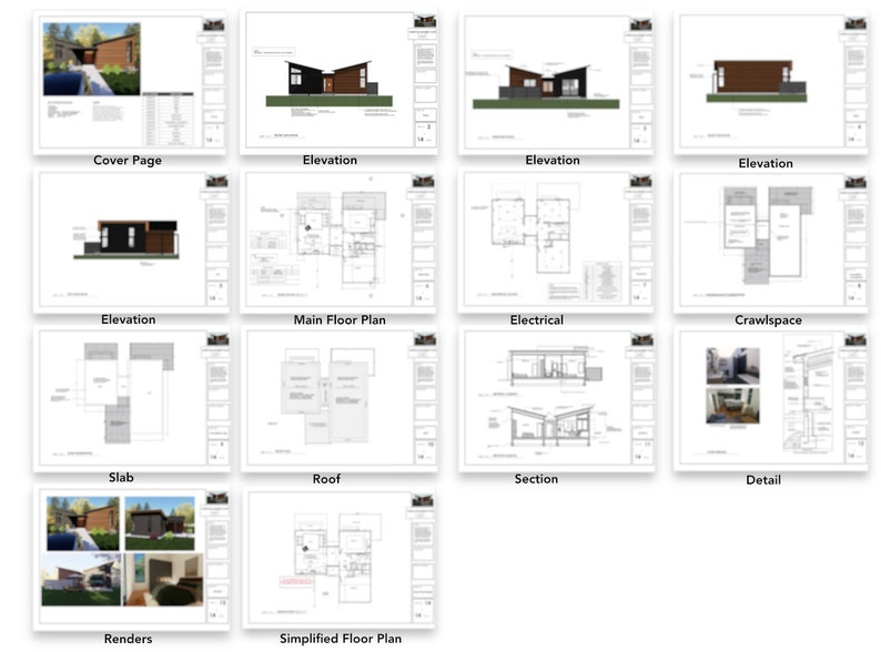 Modern 2 Bedroom Butterfly Roof / Small House Plan | Custom Modern ...
