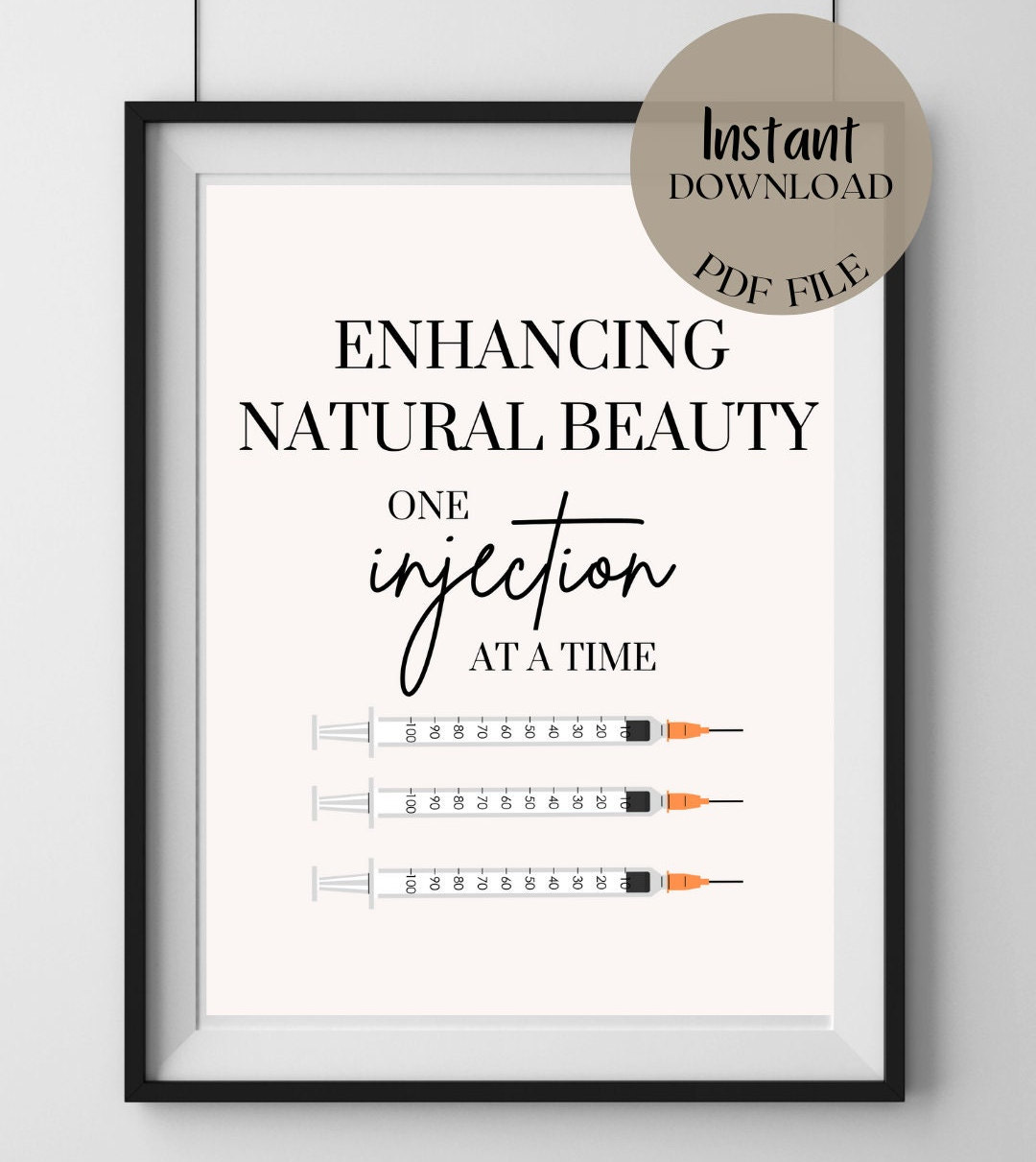Nurse Injector | Esthetician Spa Room Decor | Quote | Beauty Salon ...