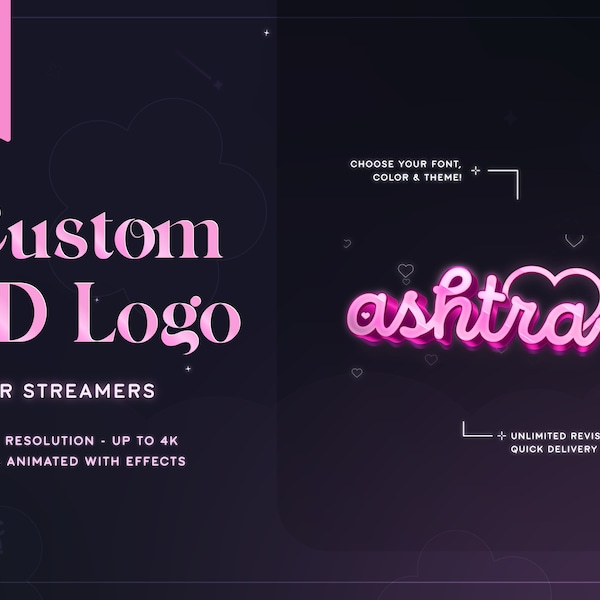 Custom Twitch Banner and Logo - Etsy