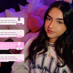 Y2K Bunny Chat Widget With Alerts — Customizable Animated Message ...