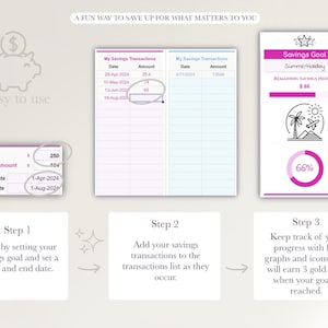 Smart Savings Tracker | Savings Challenge - Achieve Your Financial Goal ...