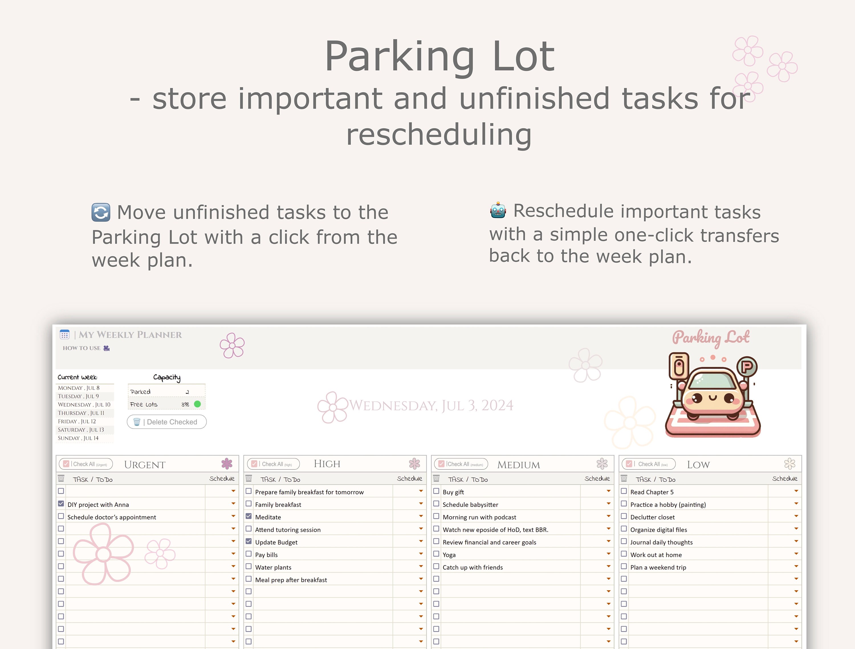 Ultimate Weekly Planner | Digital Weekly Planner Template ...