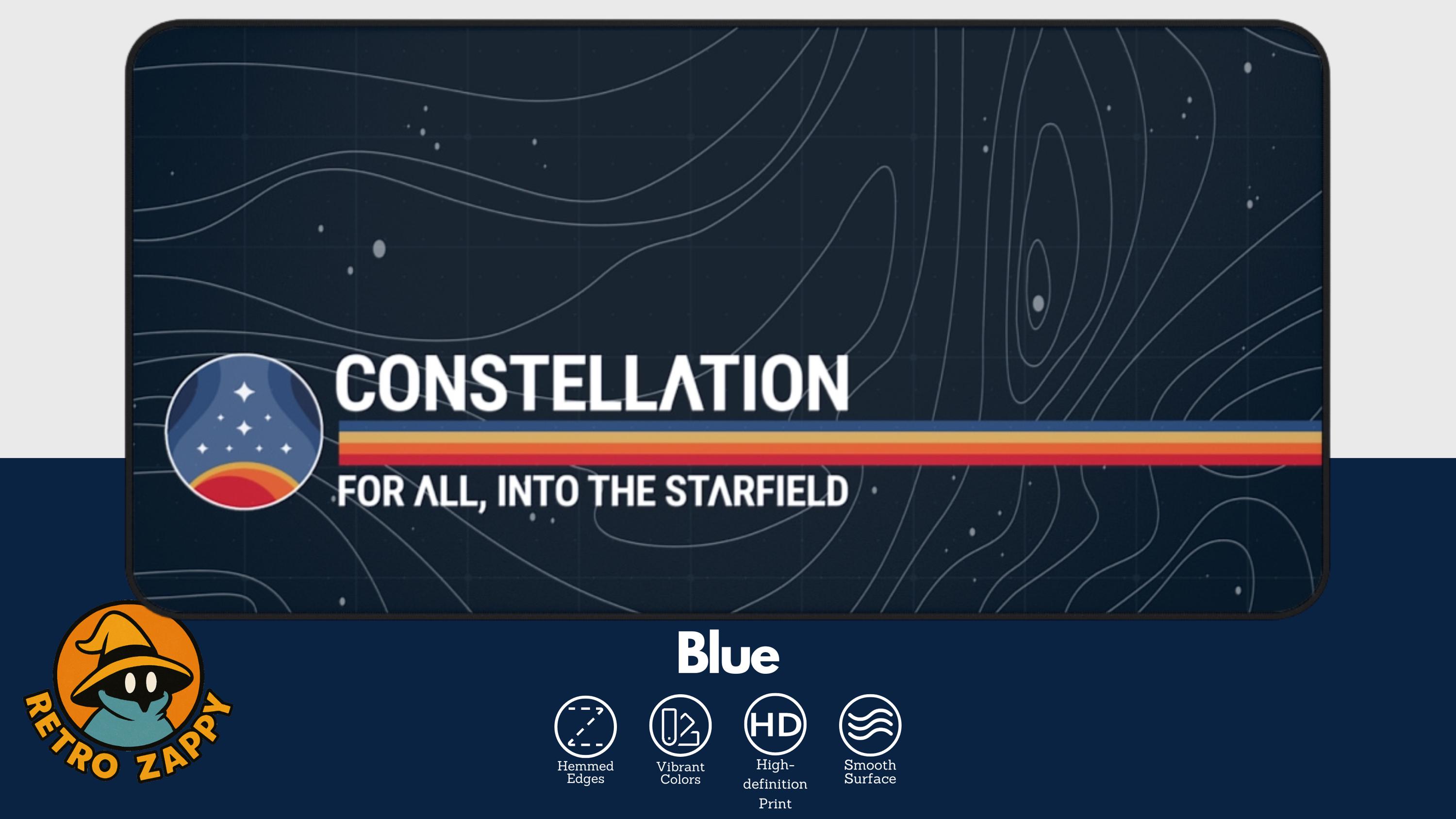 Starfield Constellation Desk Mat – XL / XXL Gaming Mouse Pad, Extended ...