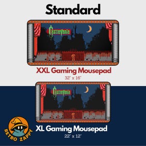 Castlevania, Retro Collection - Gaming Desk Mat, Two Variations ...