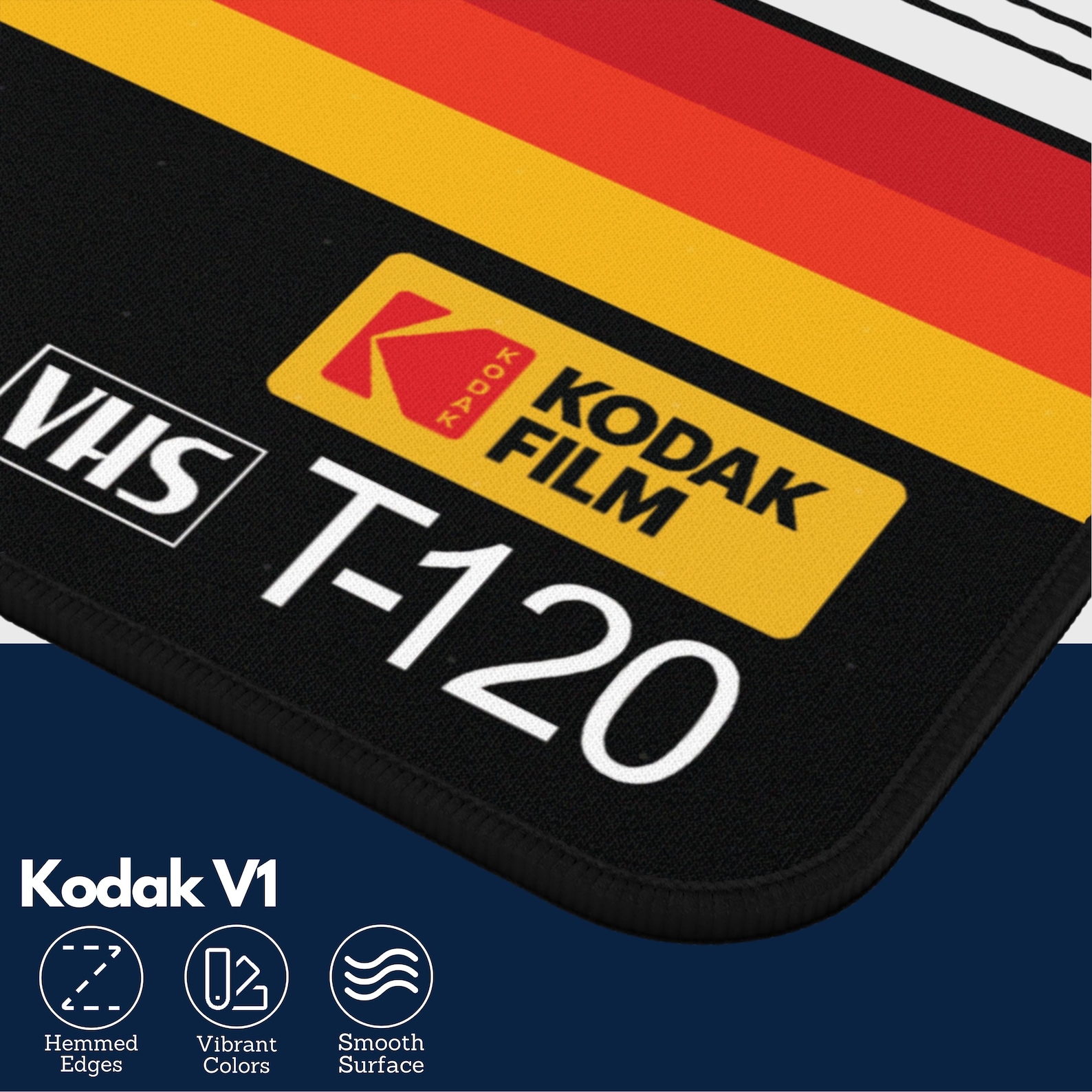 Kodak VHS Collection Desk Mat – XL / XXL Gaming Mouse Pad, Extended ...