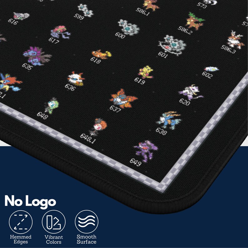 Pokemon, Sun & Moon Generation 5 – XL / XXL Gaming Mouse Pad, Extended ...