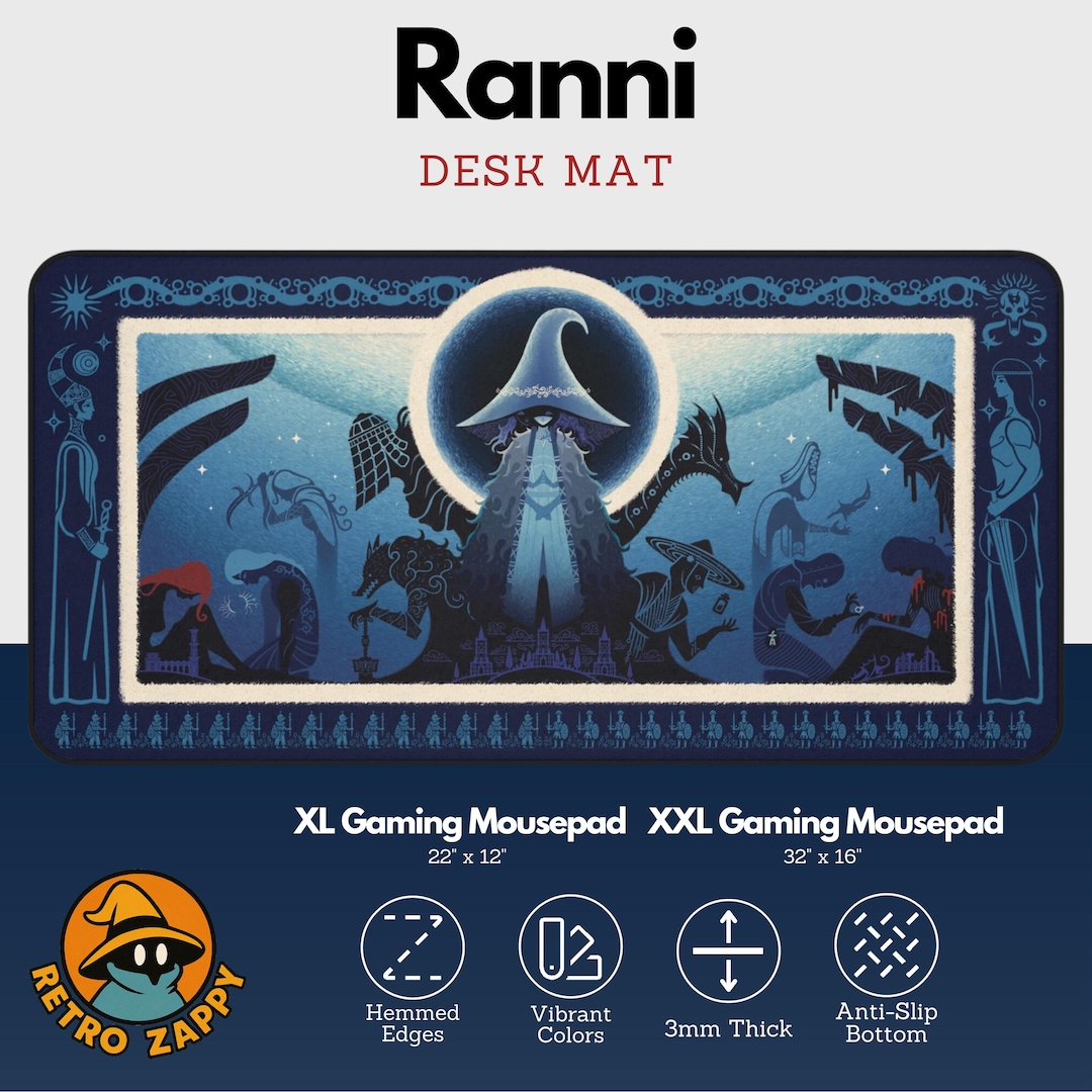 Ranni, Elden Ring - Gaming Desk Mat, Two Variations, Different Sizes ...