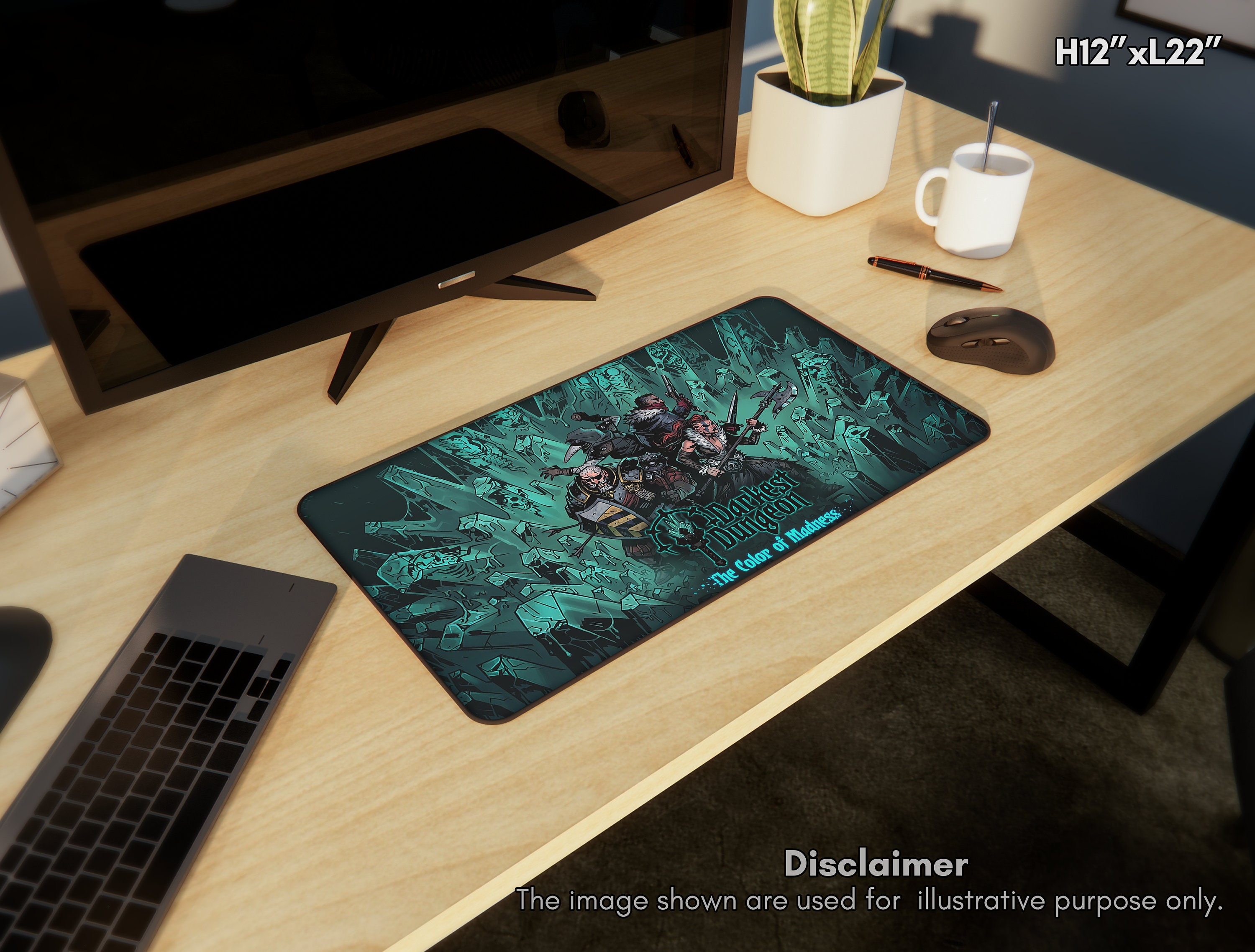 DD Gaming Desk Mat Color of Madness, High Resolution, 2 Sizes Available ...