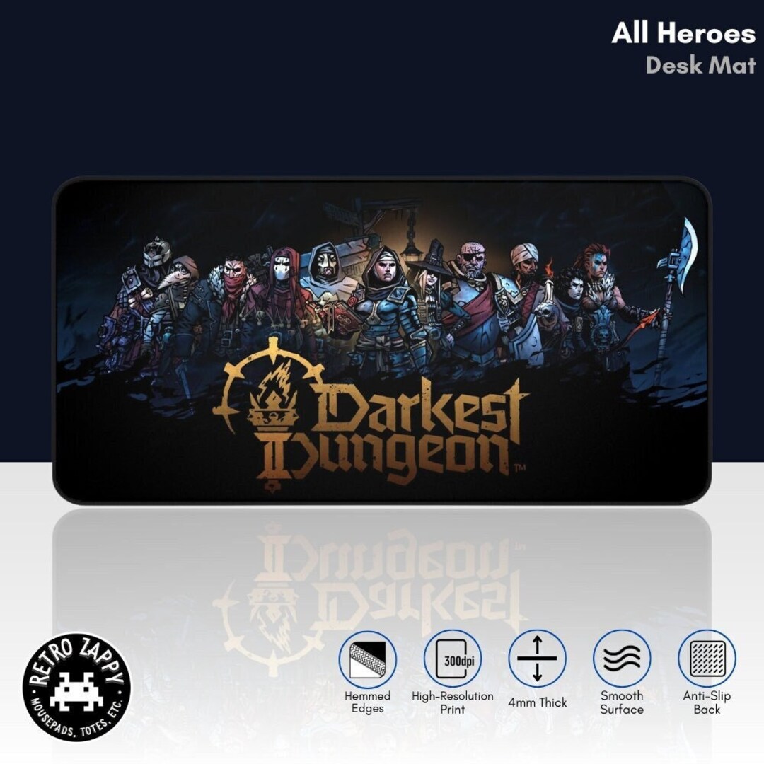 Darkest Dungeon 2 Desk Mat – XL / XXL Gaming Mouse Pad, Extended Desk ...