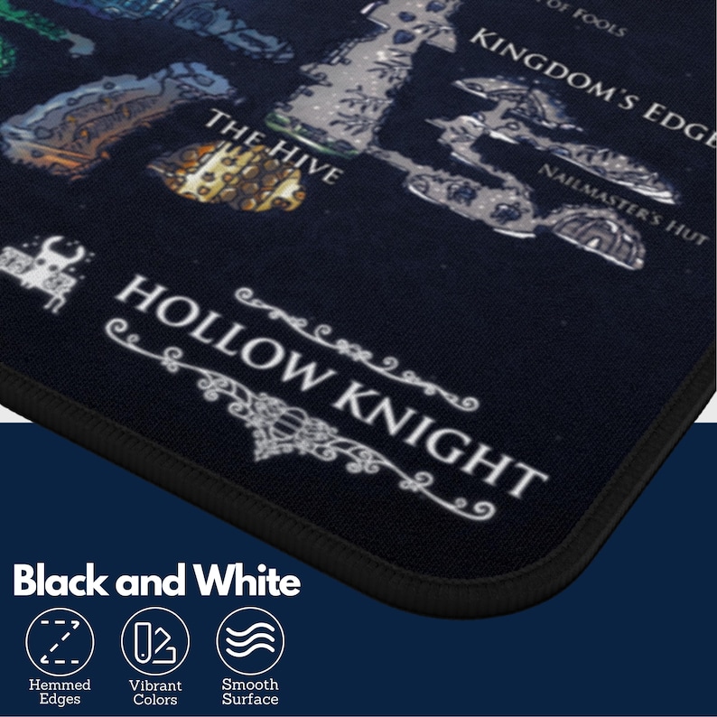 Hollow Knight Hallownest Desk Mat – XL / XXL Gaming Mouse Pad, Extended ...