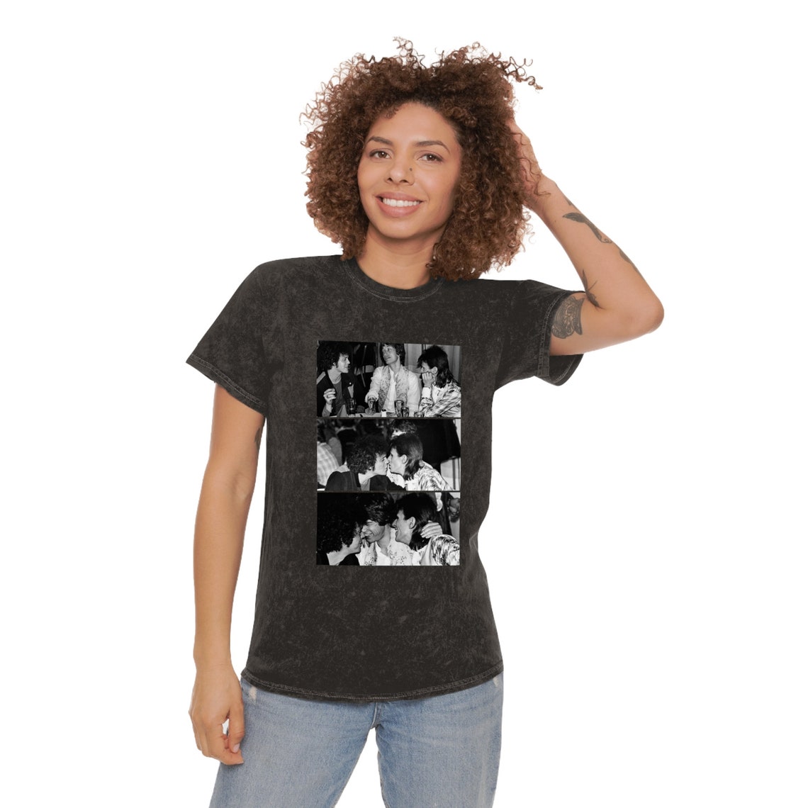 Reed, Bowie, Jagger - Unisex Mineral Wash T-shirt - Etsy