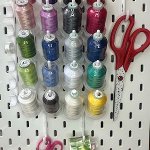 Sewing & Embroidery Thread Storage System - Compatible With IKEA Skadis ...