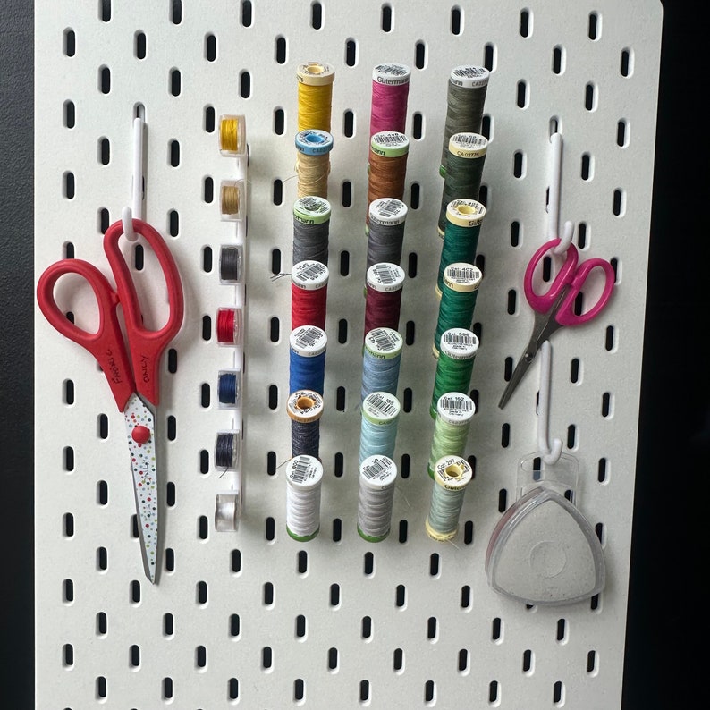 IKEA Skadis Pegboard Compatible Sewing or Crafters Pack for Sewing Room ...