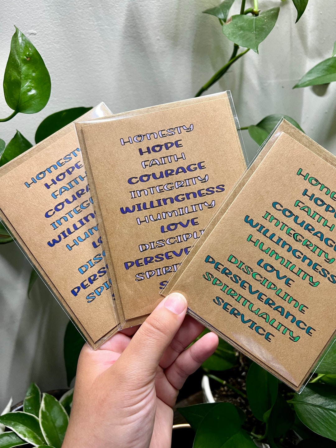 Recovery Related Cards & Envelopes - Set of 3 - Etsy