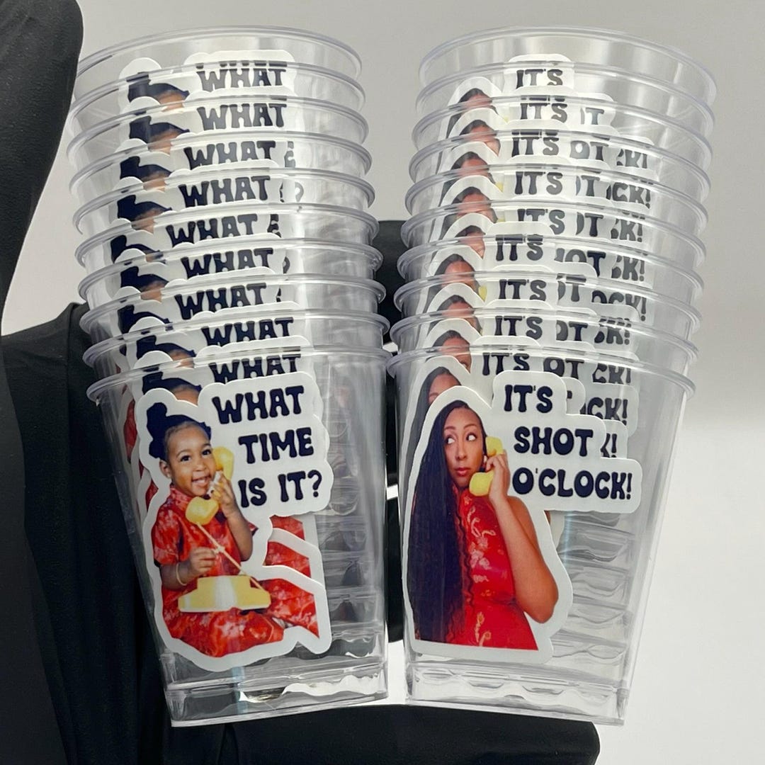 Digital Shot Glass Face Sticker Designs - Etsy