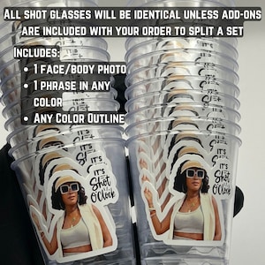 Personalized Plastic Shot Glasses matte, Custom Bulk Shot Glasses ...