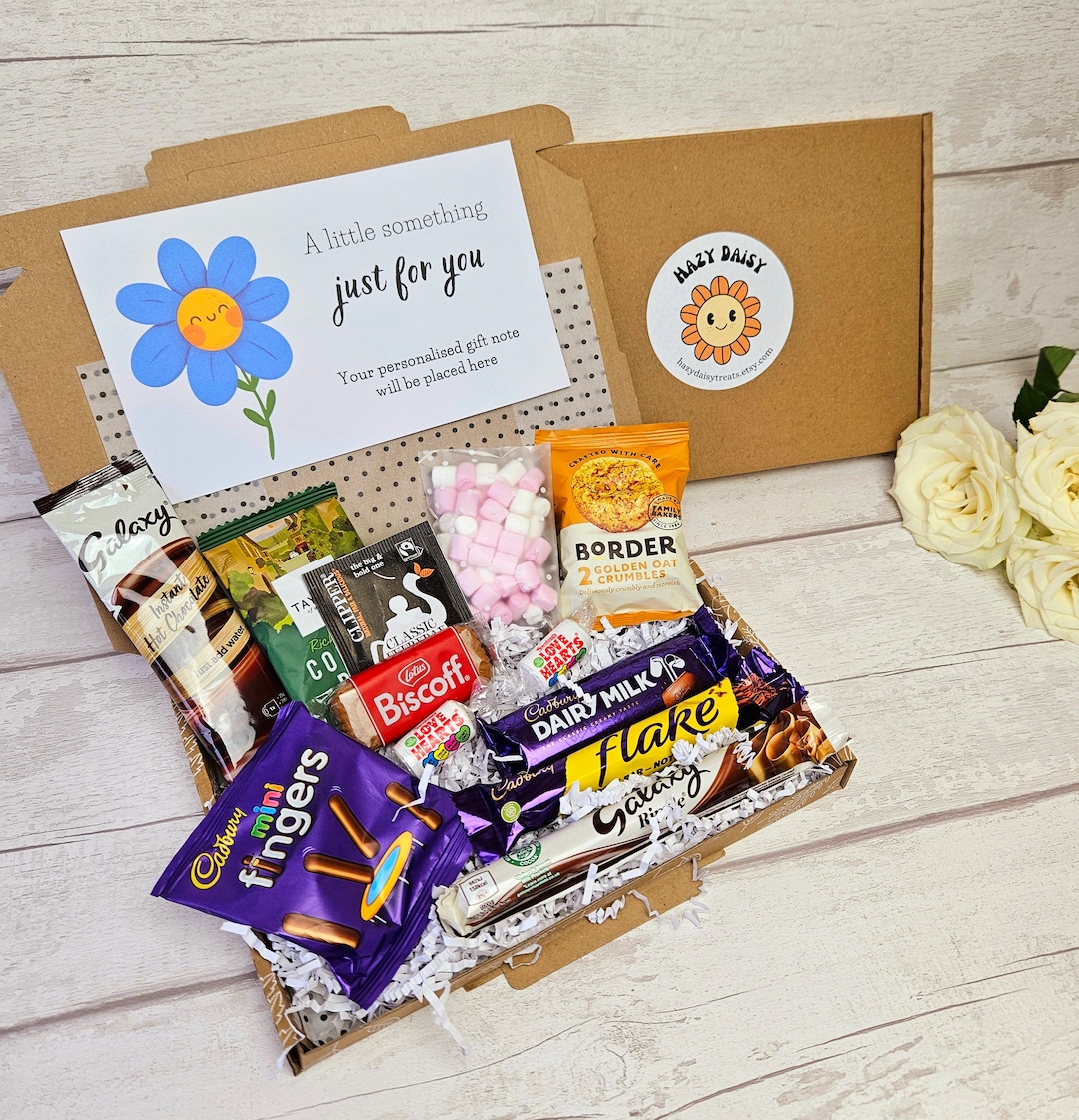 Hug in a Box, Treat Box, Letterbox Gift, Thinking of You, Personalised ...
