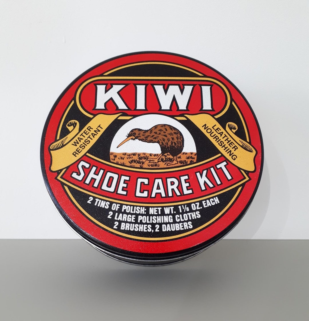 Marilynsvintagenl - KIWI Shoe Care Kit Tin Can - Empty Tin Only, No ...