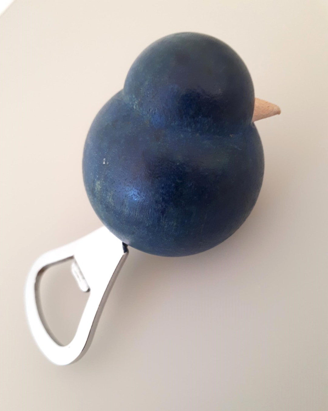 AARIKKA Small Wooden Blue Bird Bottle Opener Design Bottle Opener Wood ...