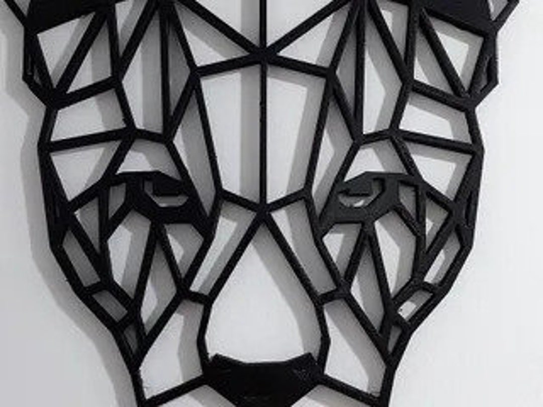 Geometric Animals / 3D Printed Geometric Animals / Lion / Wolf / Dear ...