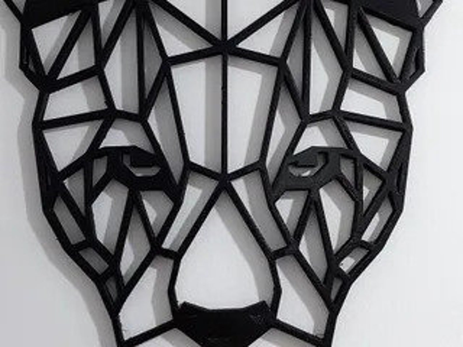Geometric Animals / 3D Printed Geometric Animals / Lion / Wolf / Dear ...