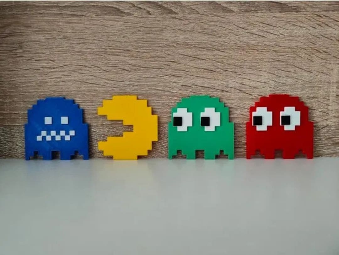 Pac-man / 3D Printed Pac-man / Pac-man Characters / Pac Man / Pacman ...