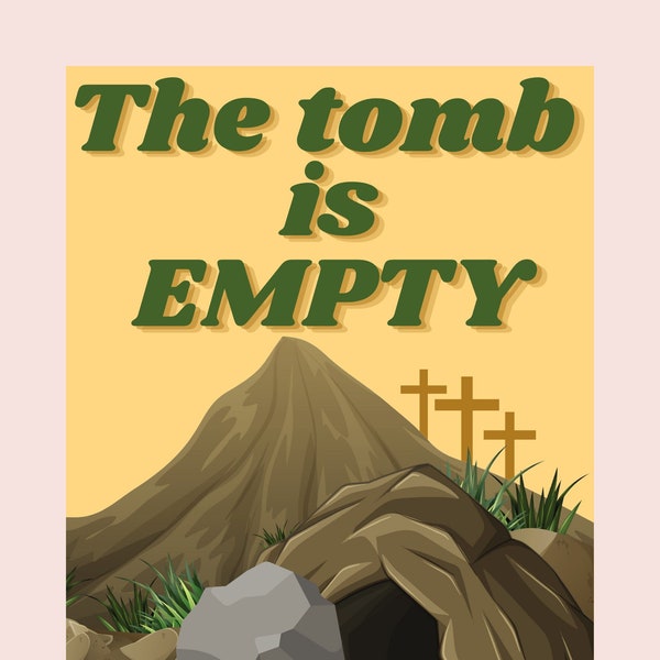 Empty Tomb Stencil - Etsy