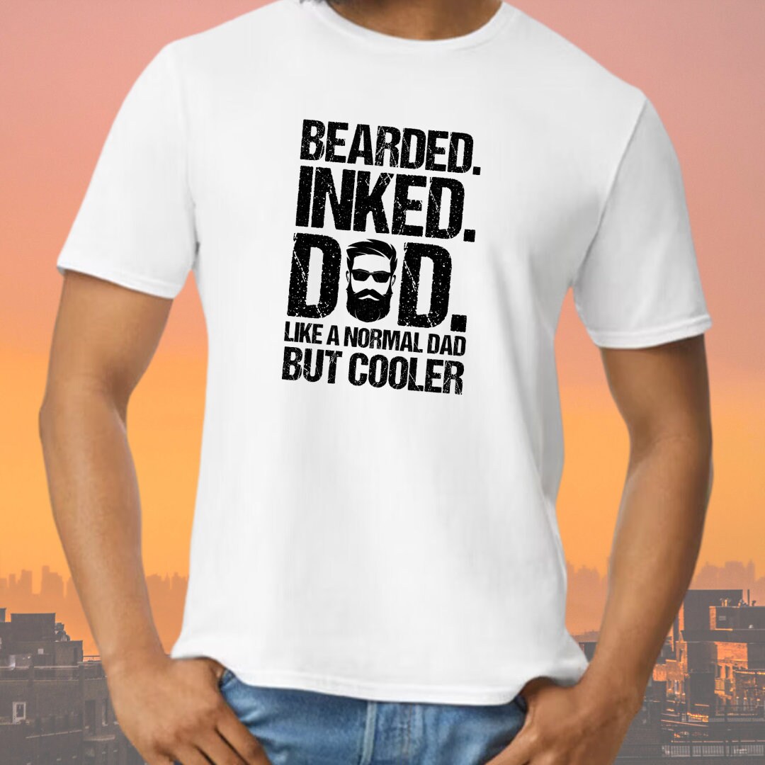 Cool Dad Shirt, New Dad Shirt Gift, Beard Shirt, Funny Dad Shirt Gift ...
