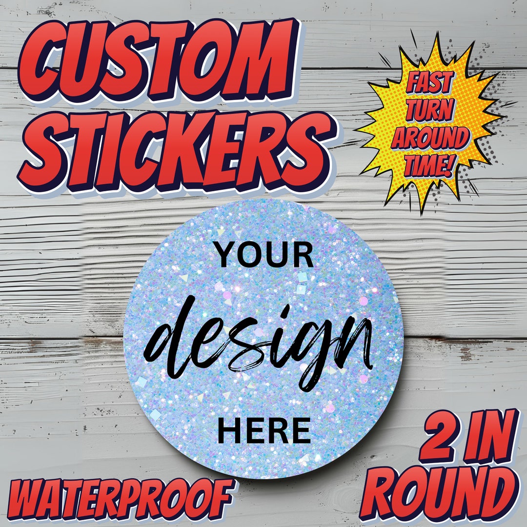 Custom Personalize Labels, Round Label Stickers, Business Stickers ...