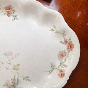 Homer Laughlin Hudson Floral Vintage Platter - Rose Pattern - Vintage ...