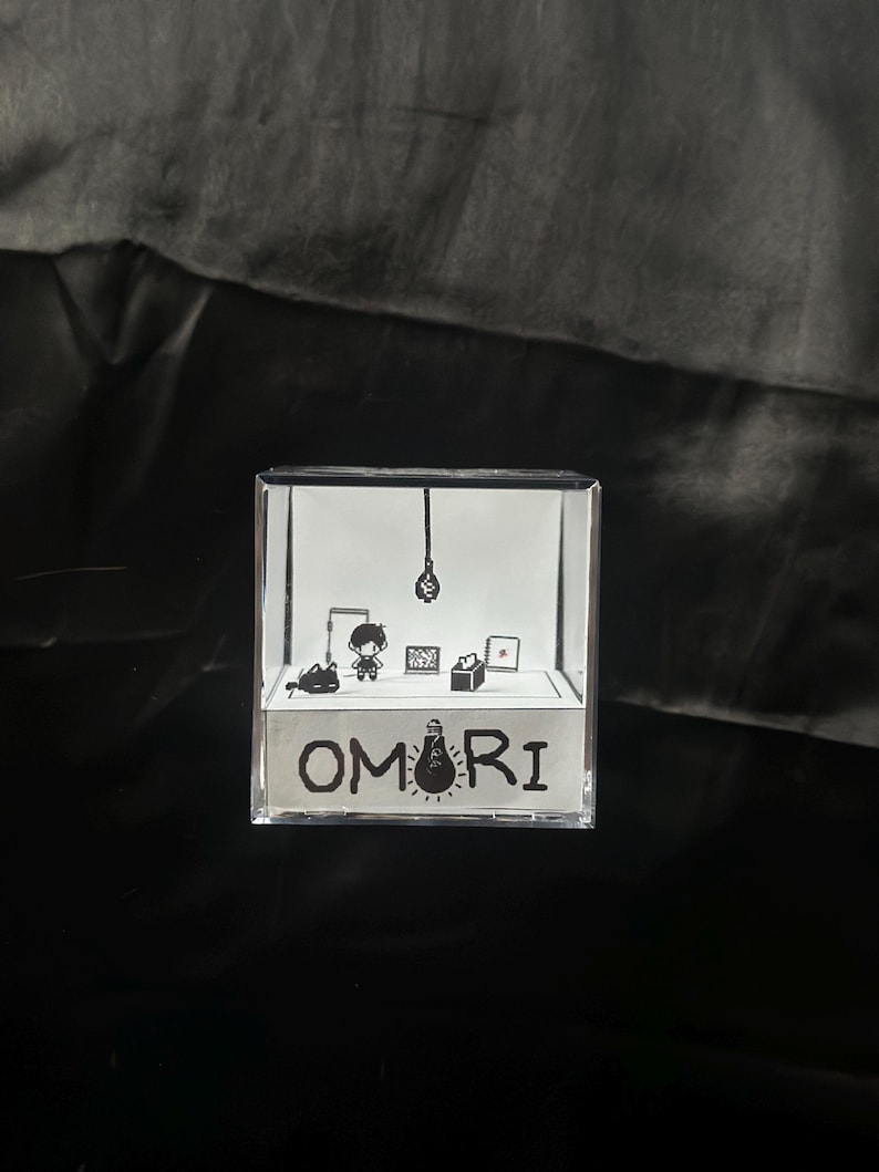 Omori White Space 3D Cube Diorama - Etsy