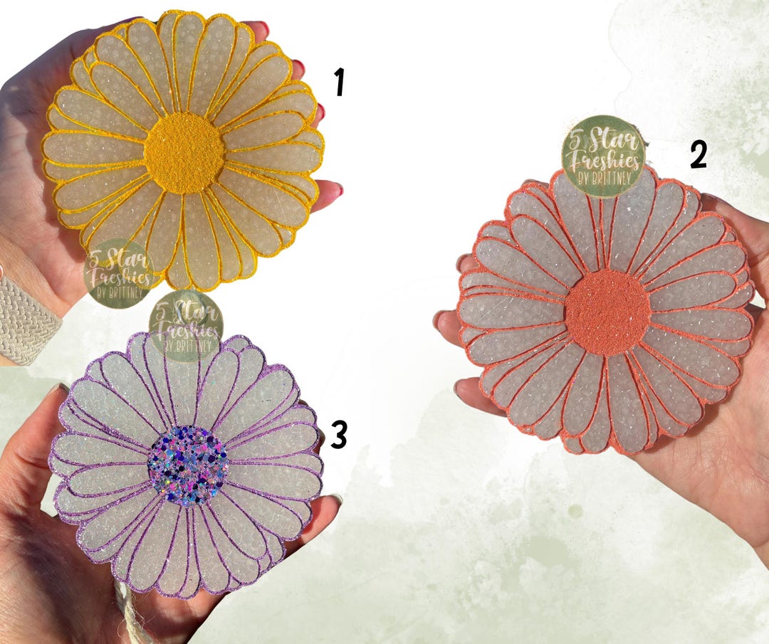 Daisy Flower Freshie | Cute Bright Spring Car Air Freshener - Etsy