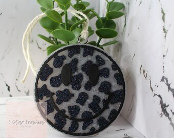 Checkered Drippy Smiley Face Freshie, Smiley Face Freshie, Car Freshie ...