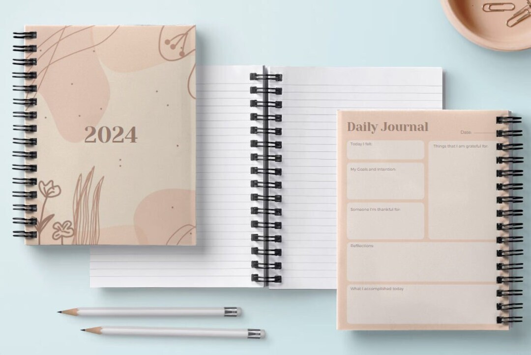 2024 Bullet Journal, Calendar, Journal, Savings Tracker, Mindfulness ...
