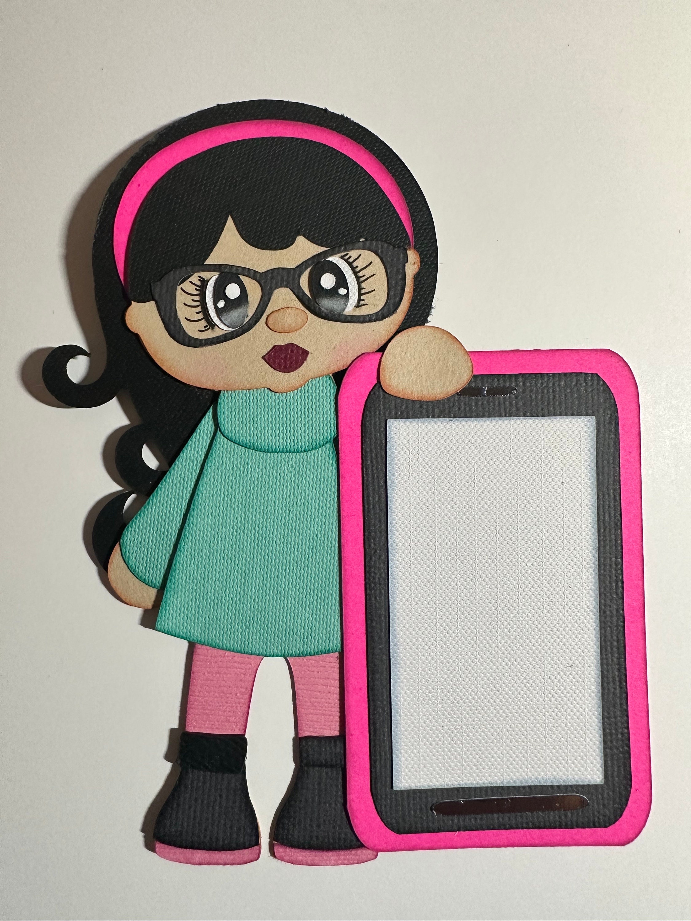 Selfie Girl - Pick Hair Color - Etsy