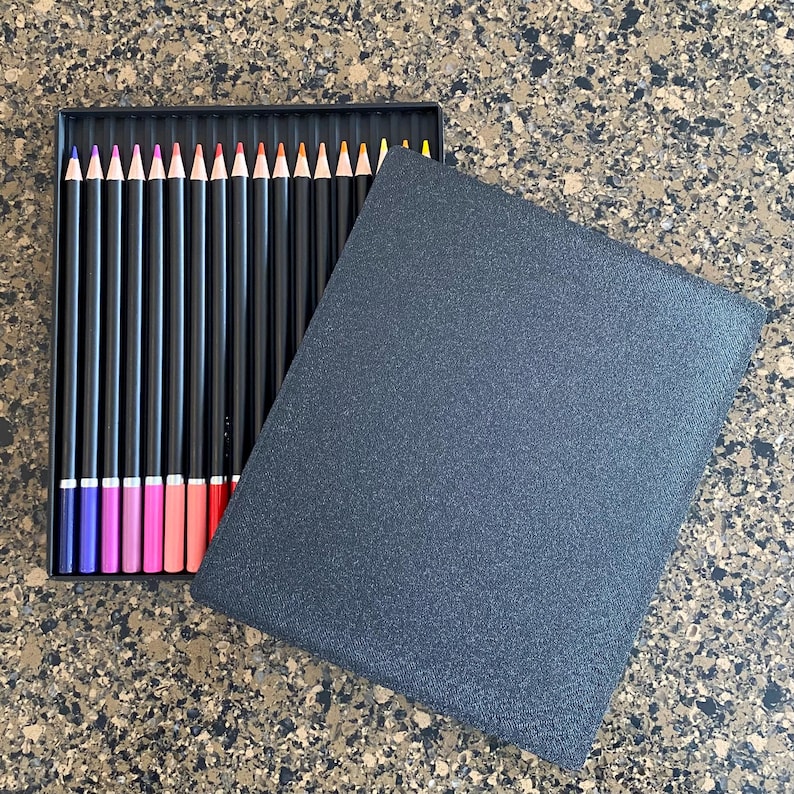 3-5-7 Multiple 18 Colored Pencil Storage Caddy - Etsy
