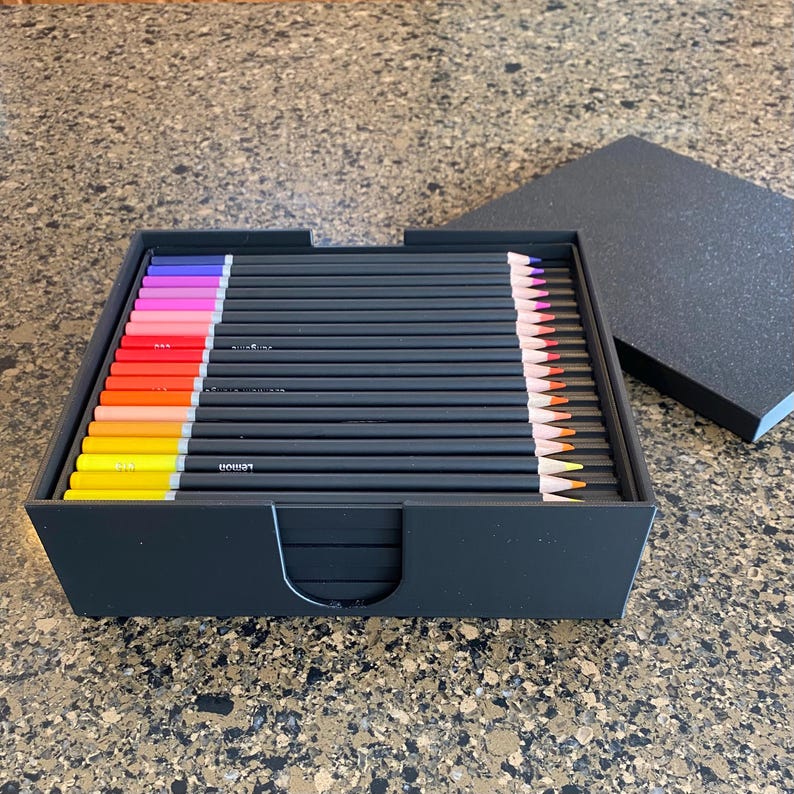 3-5-7 Multiple 18 Colored Pencil Storage Caddy - Etsy