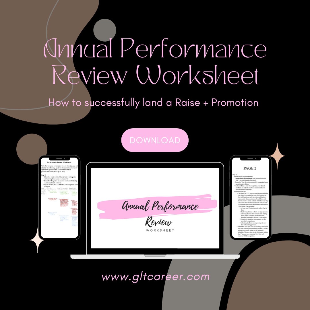 Mid-year & Annual Performance Review Worksheet-the Ultimate Guide to ...