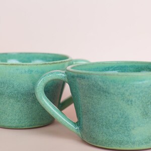 Mottled Jade | Coffee Cup | Latte Cup | Minimalist Design | Holiday ...