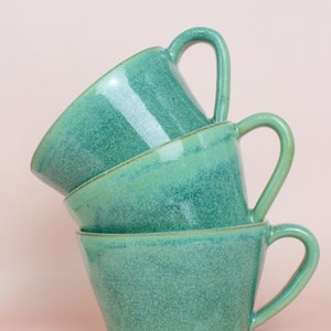 Mottled Jade | Coffee Cup | Latte Cup | Minimalist Design | Holiday ...