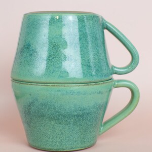 Mottled Jade | Coffee Cup | Latte Cup | Minimalist Design | Holiday ...