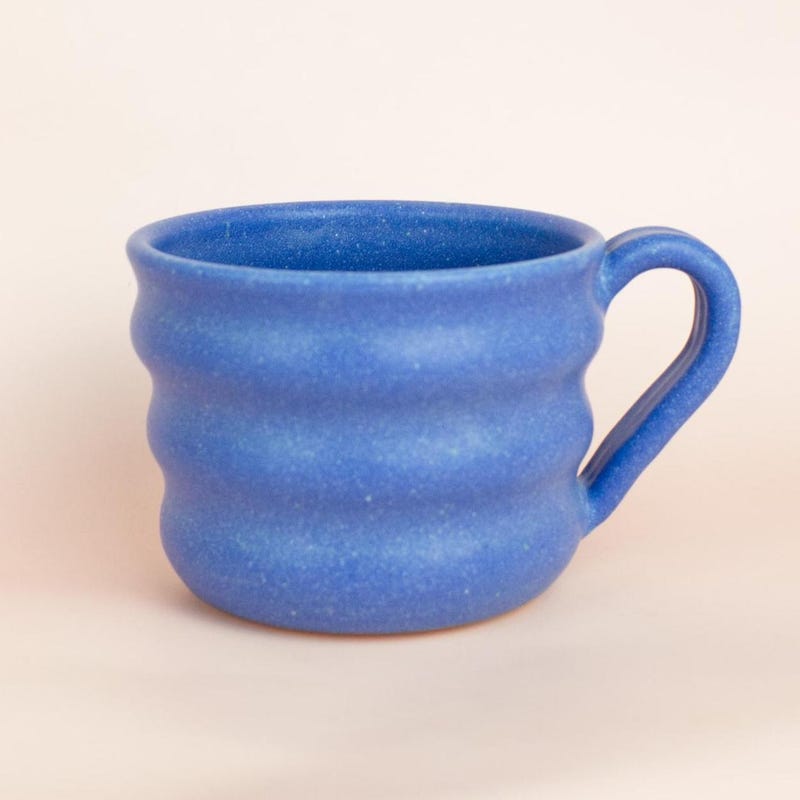 Blue Coffee Mug - Etsy